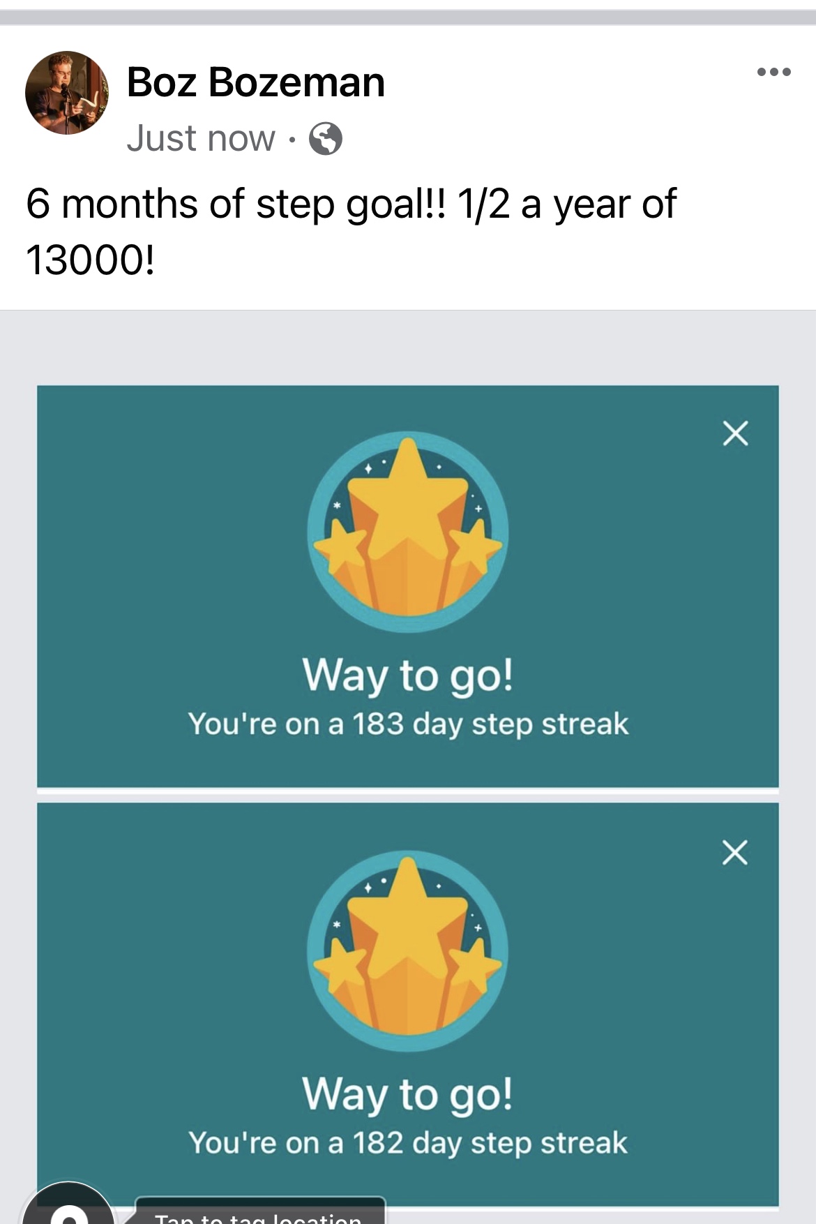 1/2 a year! | Mark Bozeman